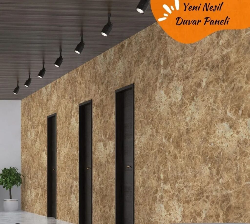 EMPERADOR LIGHT BEIGE Mermer Desenli Pvc Duvar Paneli – 4adesing.com